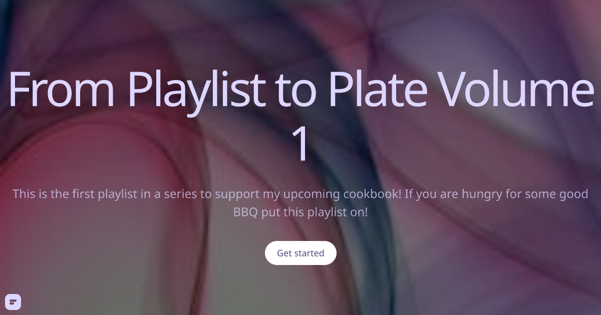 From Playlist to Plate Volume 1 - Formshare
