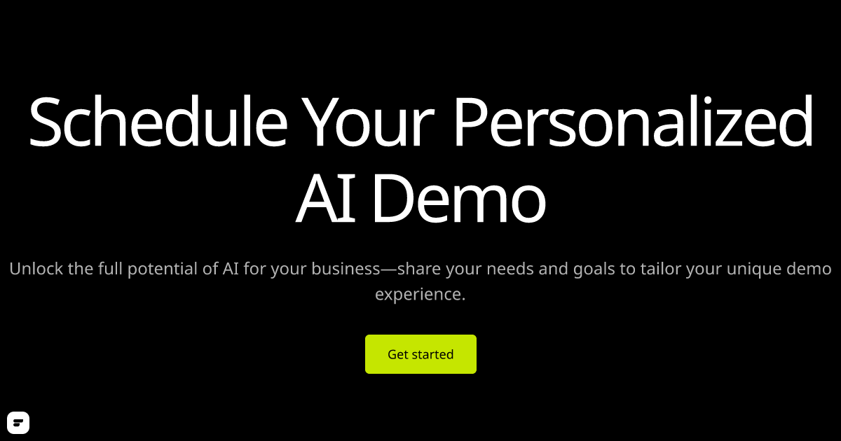 Schedule Your Personalized AI Demo - Formshare