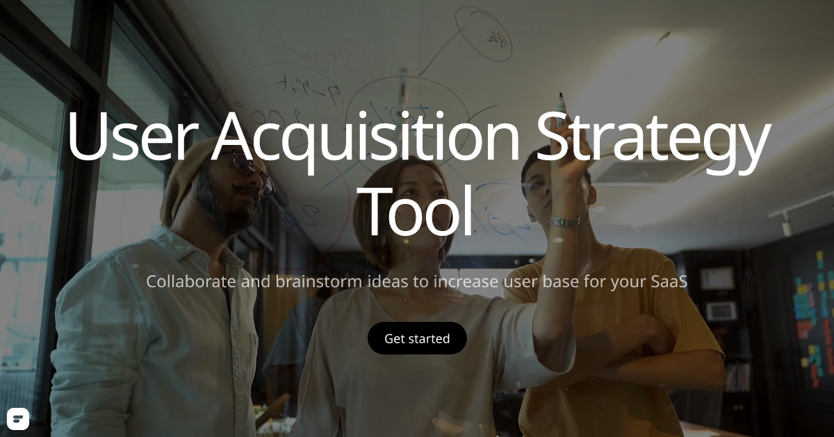 User Acquisition Strategy Tool - Formshare